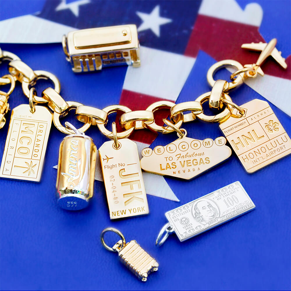 Gold Vermeil Charms – JET SET CANDY