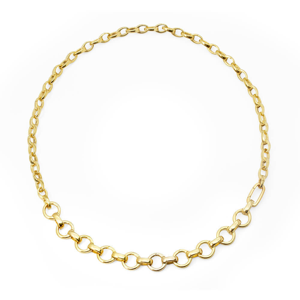 The ONLY Necklace, Solid Gold – JET SET CANDY