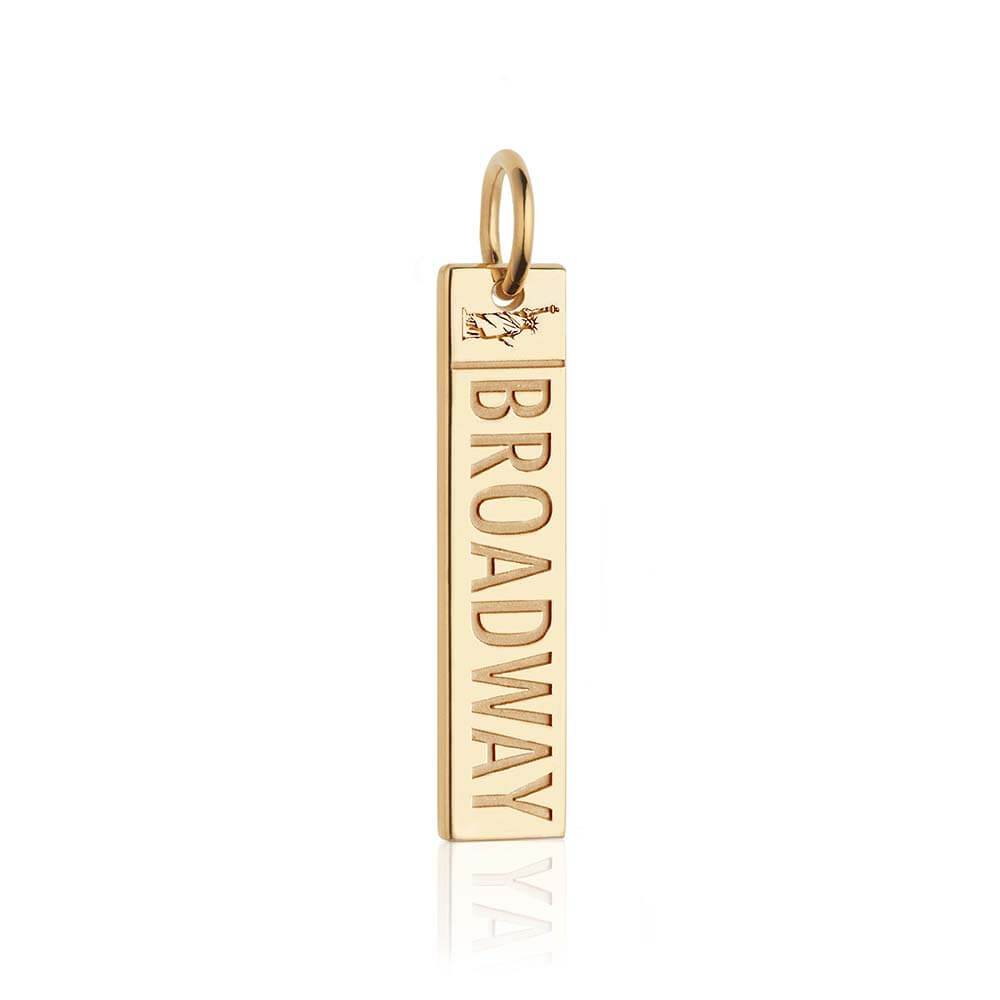 Broadway Charm Solid Gold – JET SET CANDY