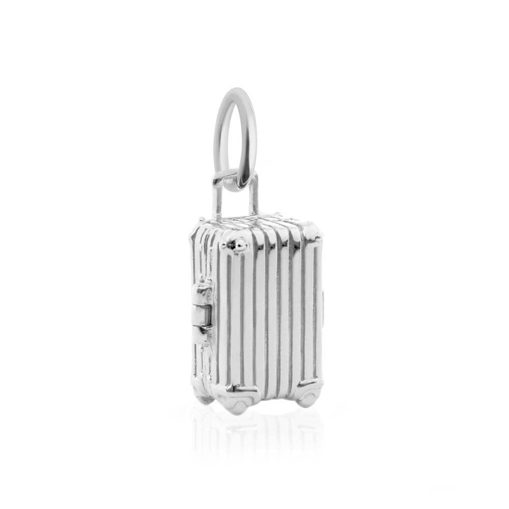 Cult Classic Suitcase Charm Silver – JET SET CANDY
