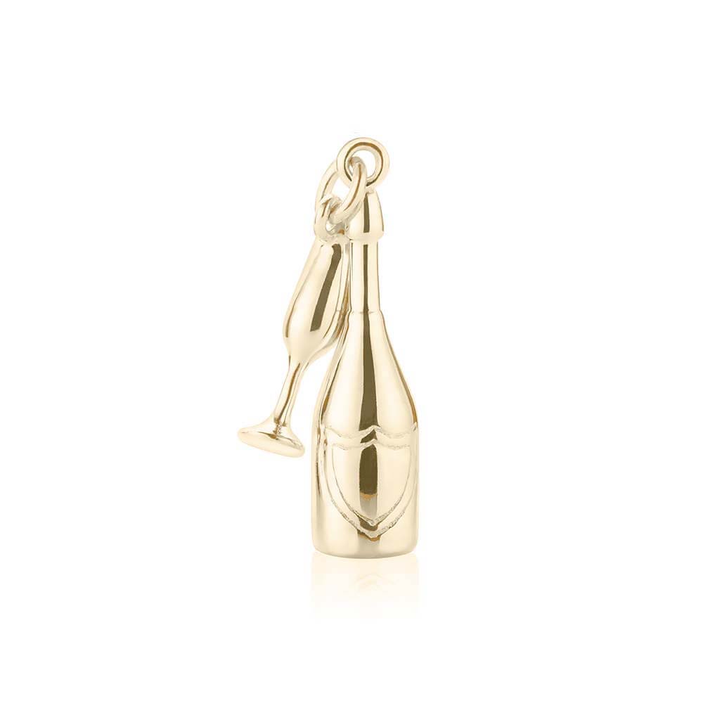 Champagne Charm France Solid Gold – JET SET CANDY